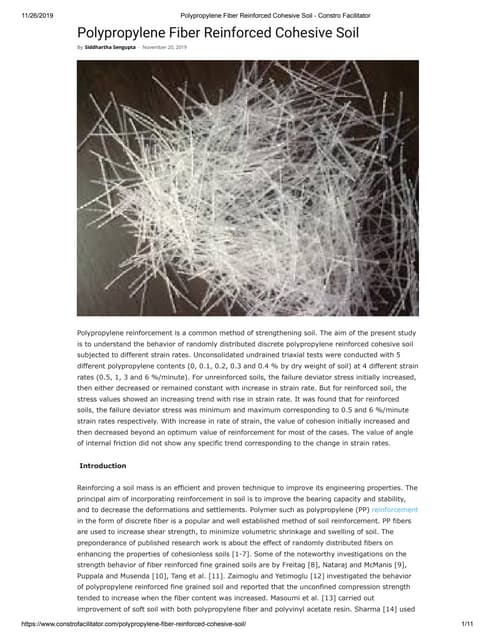 SOIL STABILIZATION USING FLY ASH | PPT