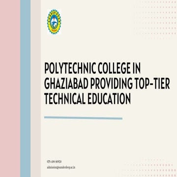 Polytechnic College in Ghaziabad Providing Top-Tier Technical Education.pdf