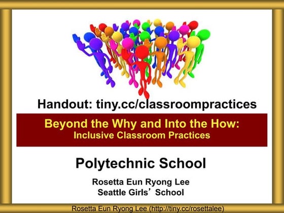 Ellis Inclusive Classroom Practices | PPT
