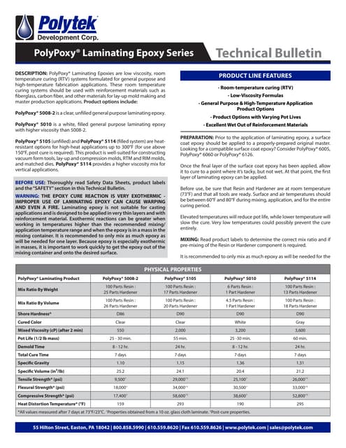 PolyPoxy® Epoxy Adhesive Series | PDF