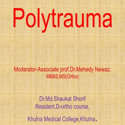 Polytrauma | PPTX