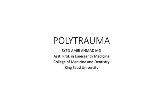 Trauma | PPT