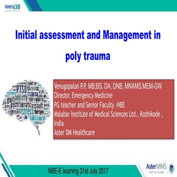 Poly trauma evaluation and management | PDF