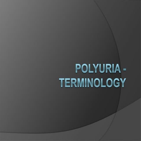 Polyuria | PPTX