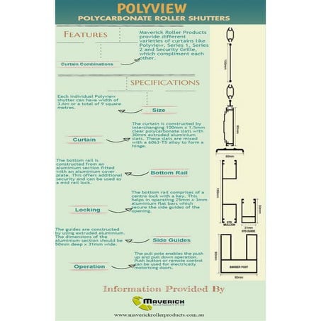 Polyview Polycarbonate Roller Shutters | PDF