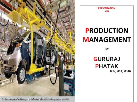 Evolution of production & operation management | PPT