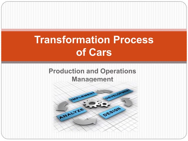 Automotive Manufacturing Process Overview | PDF