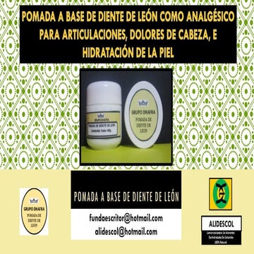 Pomada de diente león | PDF