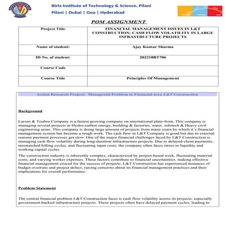 POM ASSIGNMENT about Financial management.docx