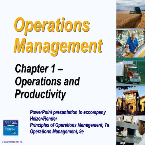 POM Chapter operasional management di industry | PPT