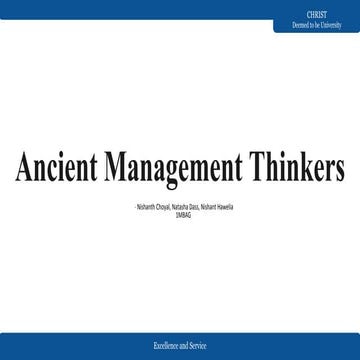 ancient management thinkers.pptx