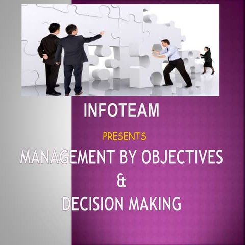 management by objective | PPTX