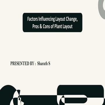 Factors influencing Layout change, and advantages and disadvantages of ...