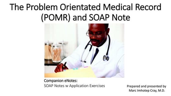 Problem oriented medical record | PPT