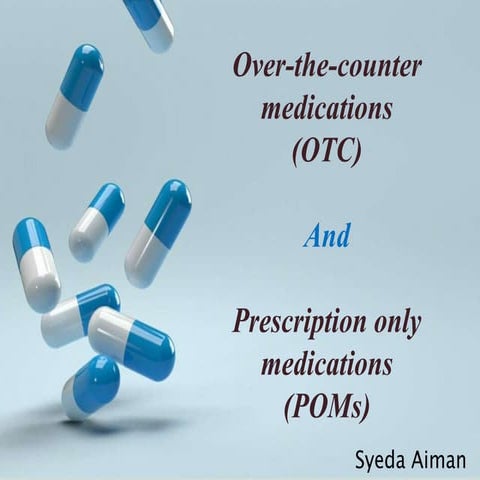 POM vs OTC drugs | PPTX
