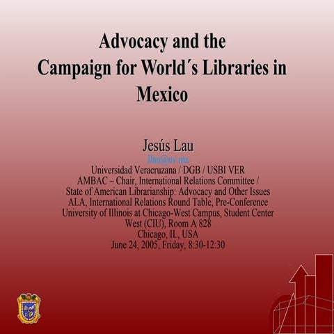 Advocacy and the Campaign for World's Libraries in Mexico | PPT | Non ...
