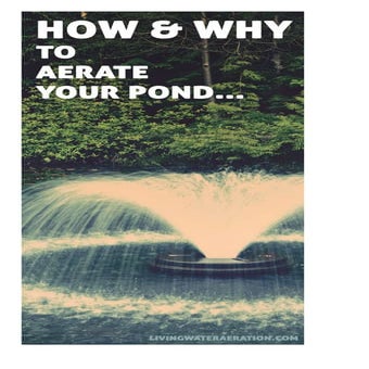 How and Why To Aerate Your Pond | DOCX