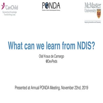 What can we learn from NDIS? | PDF