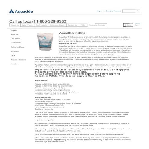 Aquacide Pellets | PDF