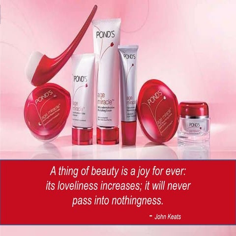 Ponds Age Miracle - Advertising Strategy | PPTX