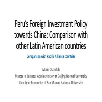 Evolution of trade relations between Peru and South Korea eleven years ...