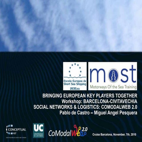 BRINGING EUROPEAN KEY PLAYERS TOGETHER ponencia pablo de castro y ...