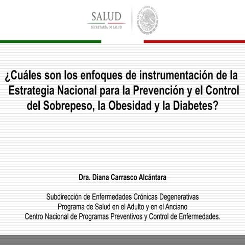 ¿Cuáles son los enfoques de instrumentación de la Estrategia Nacional ...