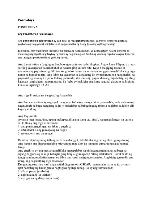 ANG PAGSASALITA | PPTX