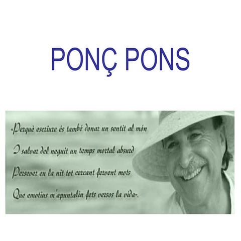 Ponç Pons | PPT