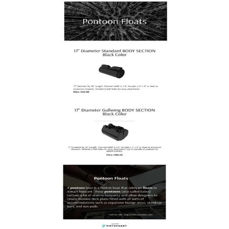 Pontoon floats | PDF