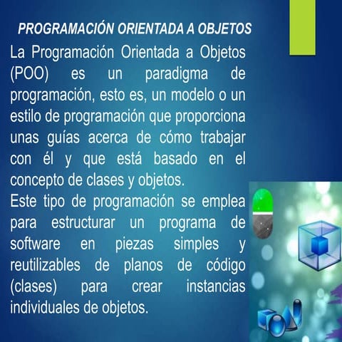 2.5 PROYECTOS DE POO | PDF