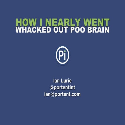 Time management for marketers: Don't get whacked out poo brain | PDF