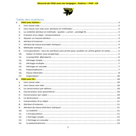 Introduction à l’orienté objet en Python | PPTX
