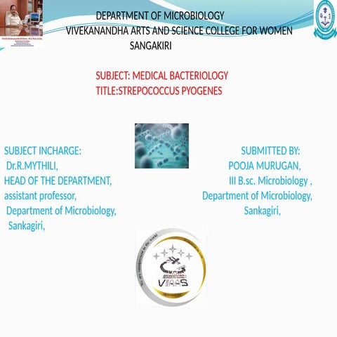 Streptococcus pyogenes ,Introduction,classification | PPTX