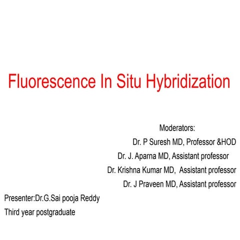 FISH Presentation,FISH presentation detailed | PPTX