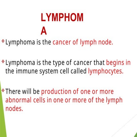 Lymphoma | PPTX