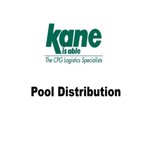 Pool distribution-slidecast | PPTX