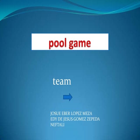 Pool game | PPTX