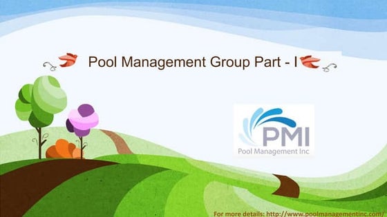 Pool management inc | PPTX | Business Utilities | Business