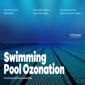 Swimming Pool Ozonation, a chemical free | PPTX