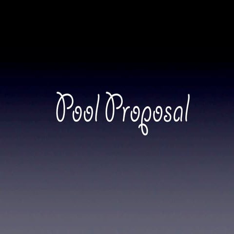 Pool Proposal | KEY
