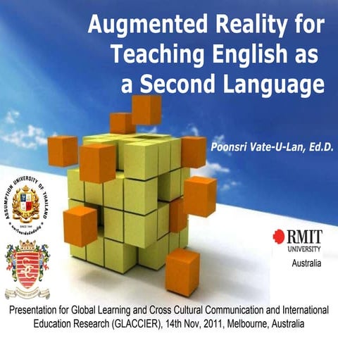 Augmented Reality for Teaching English | PPT