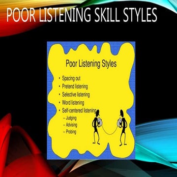 pretend listening examples