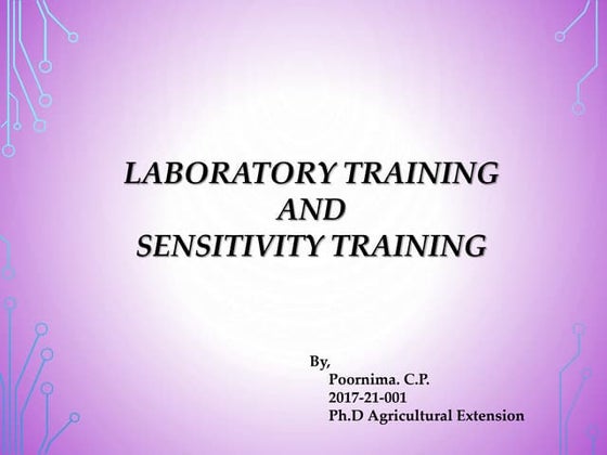 Sensivity training | PPT