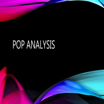 Pop Music Video Analysis | PPT