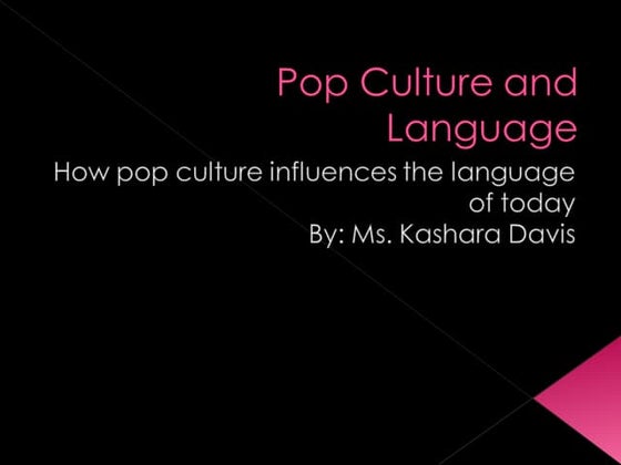 POP Culture | PPT
