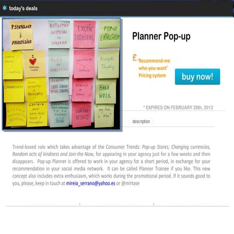 Planner Pop-up | PPT | Resume Writing and Advice | Job Search