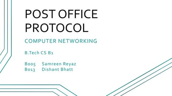 Simple Mail Transfer Protocol | PPT