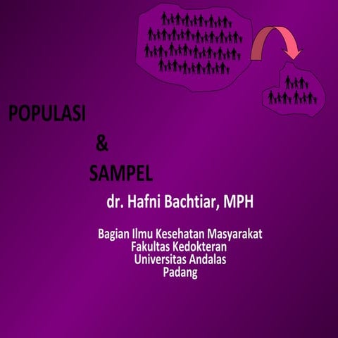 POPULASI DAN SAMPEL | PPT