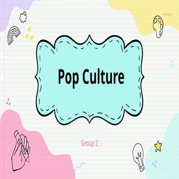 Pop Culture and the Media | PPT